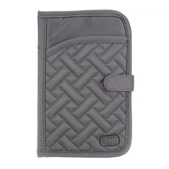 lug | Bags | Lug Northsouth Rfid Wallet Tandem Snap Grey | Poshmark